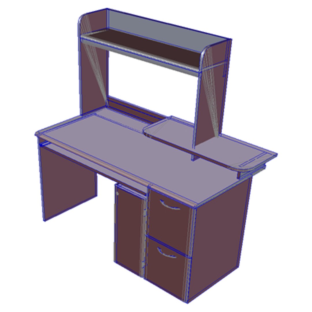 3d Model Computer Desk