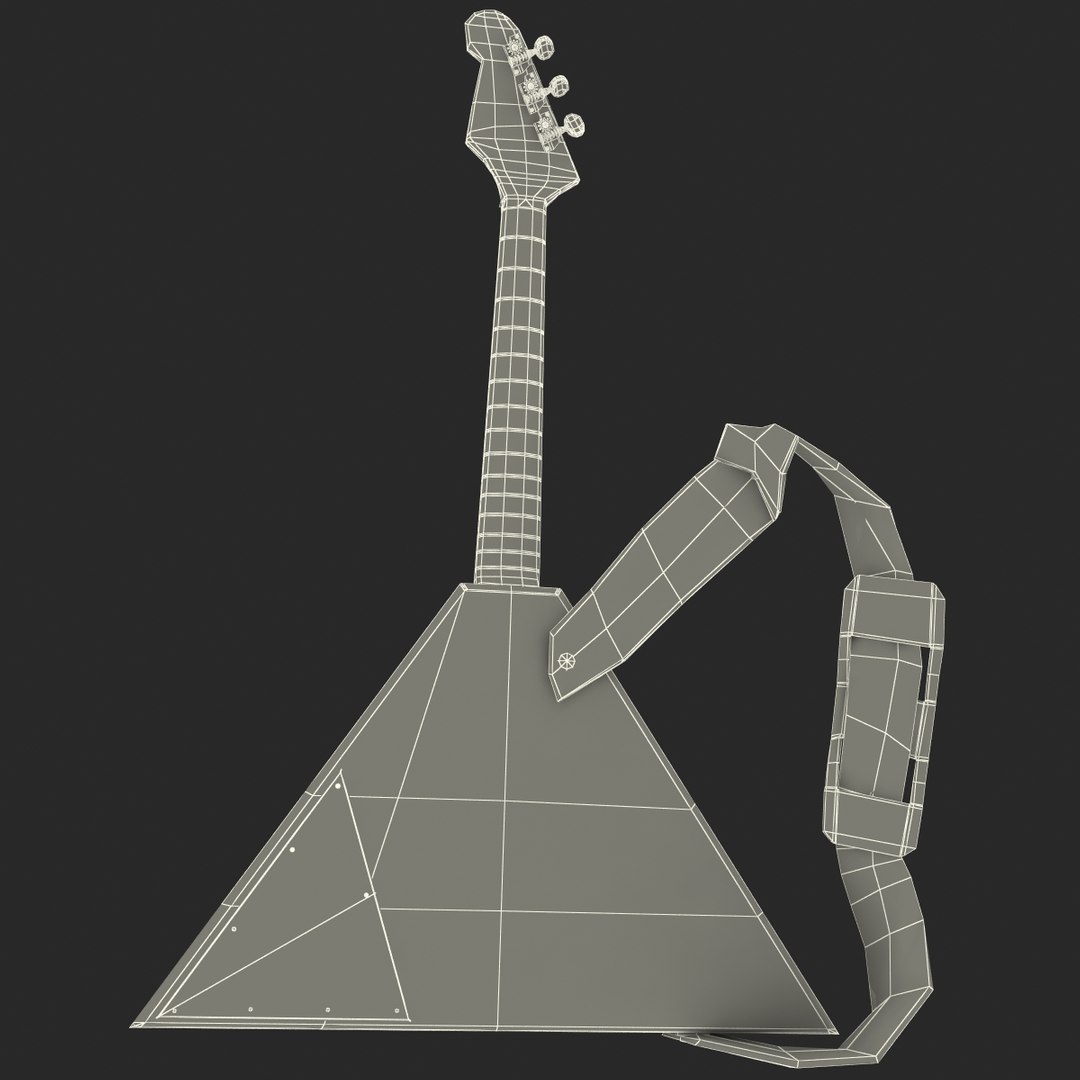 Electric Balalaika 3d Model
