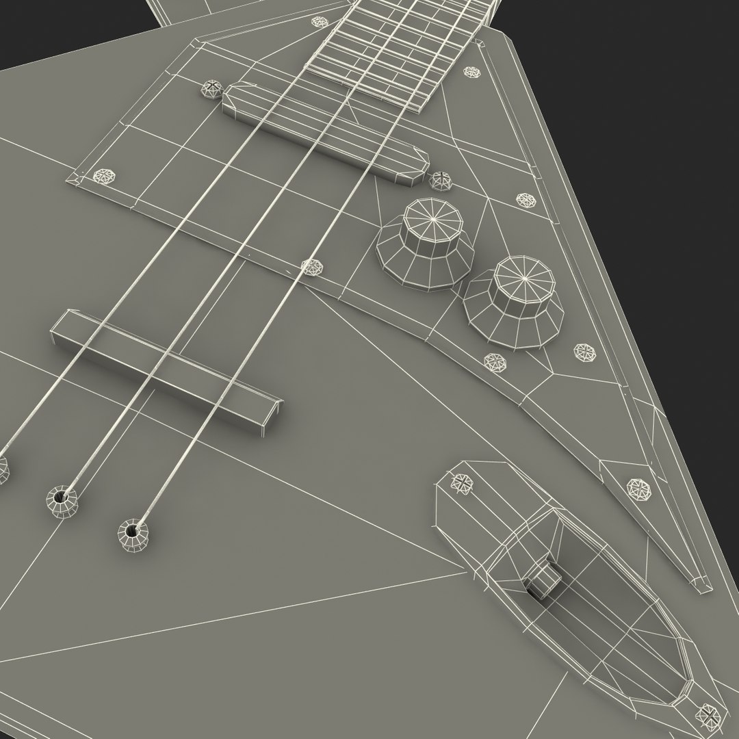 Electric Balalaika 3d Model