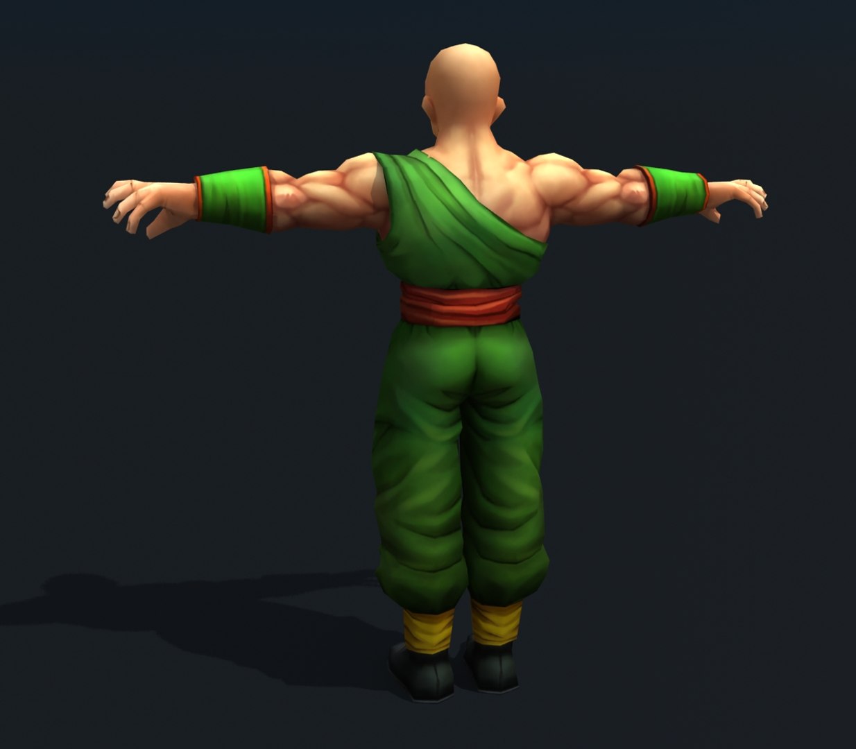 Tien Shinhan Dragon Ball 3D Model - TurboSquid 1299657