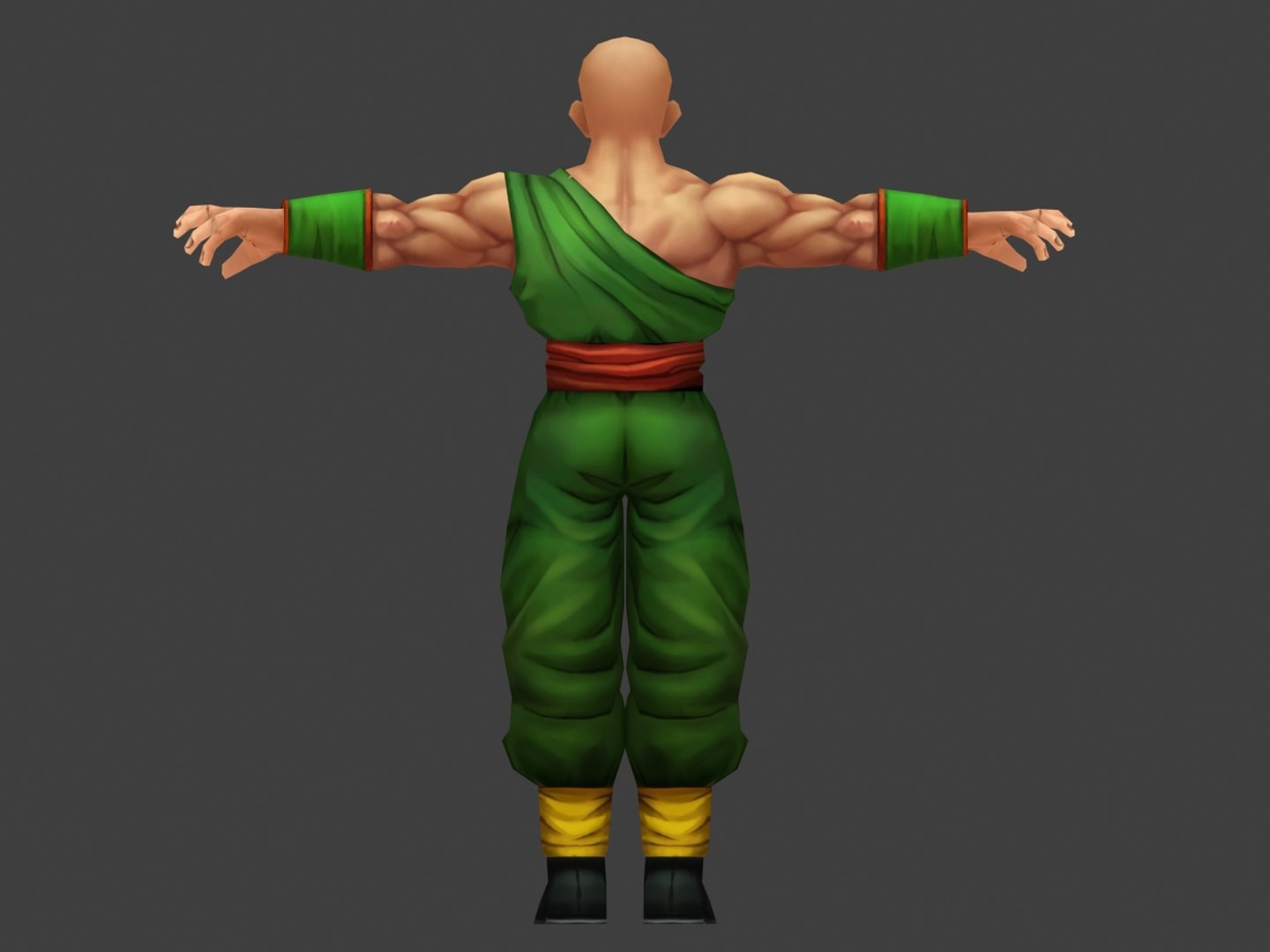 Tien Shinhan Dragon Ball 3D Model - TurboSquid 1299657