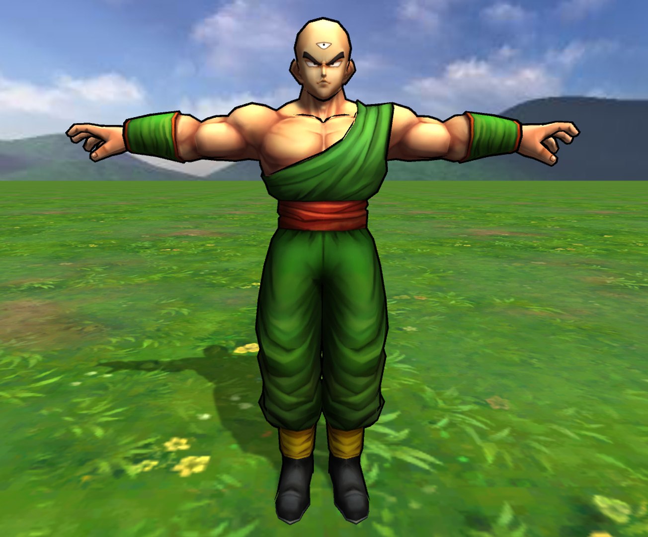 Tien Shinhan Dragon Ball 3D Model - TurboSquid 1299657