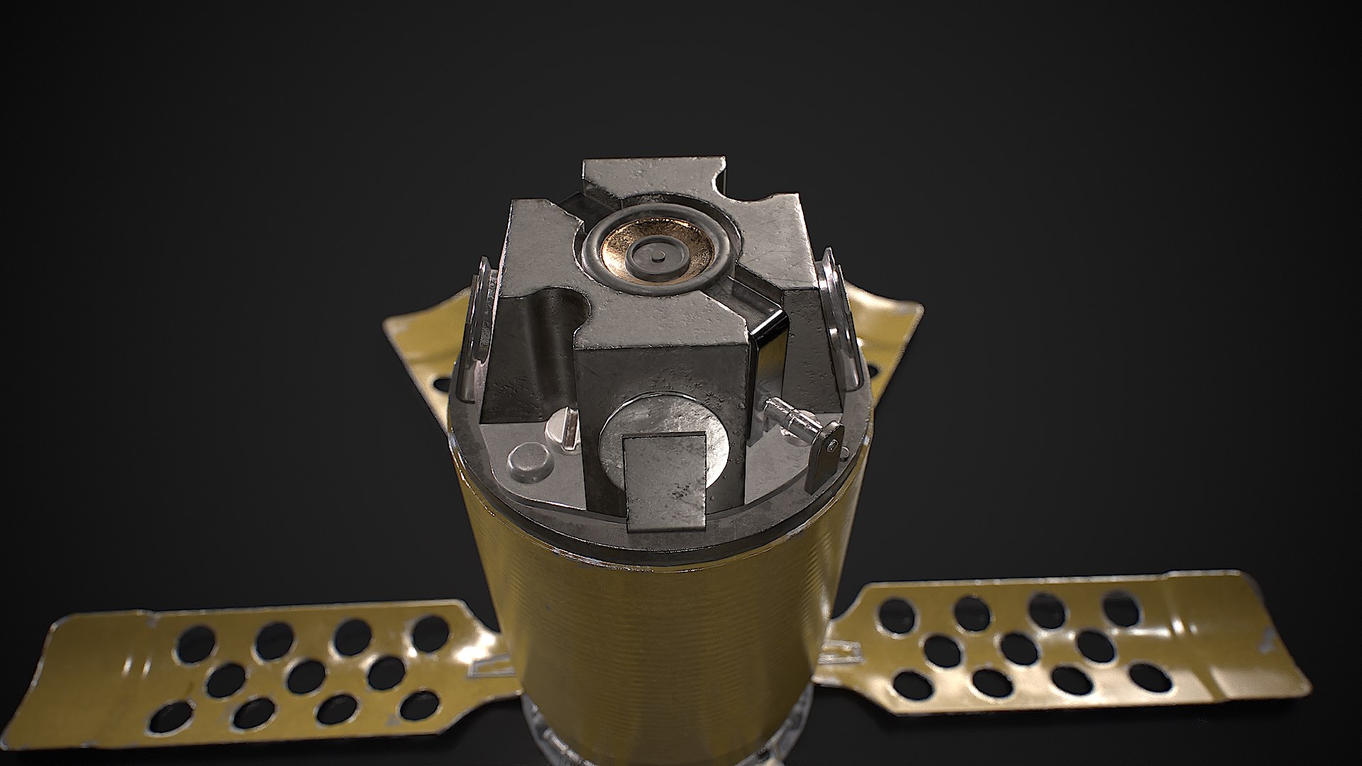 3D Model Anti-personnel Fragmentation Mine PON-2 With Circular Effect ...