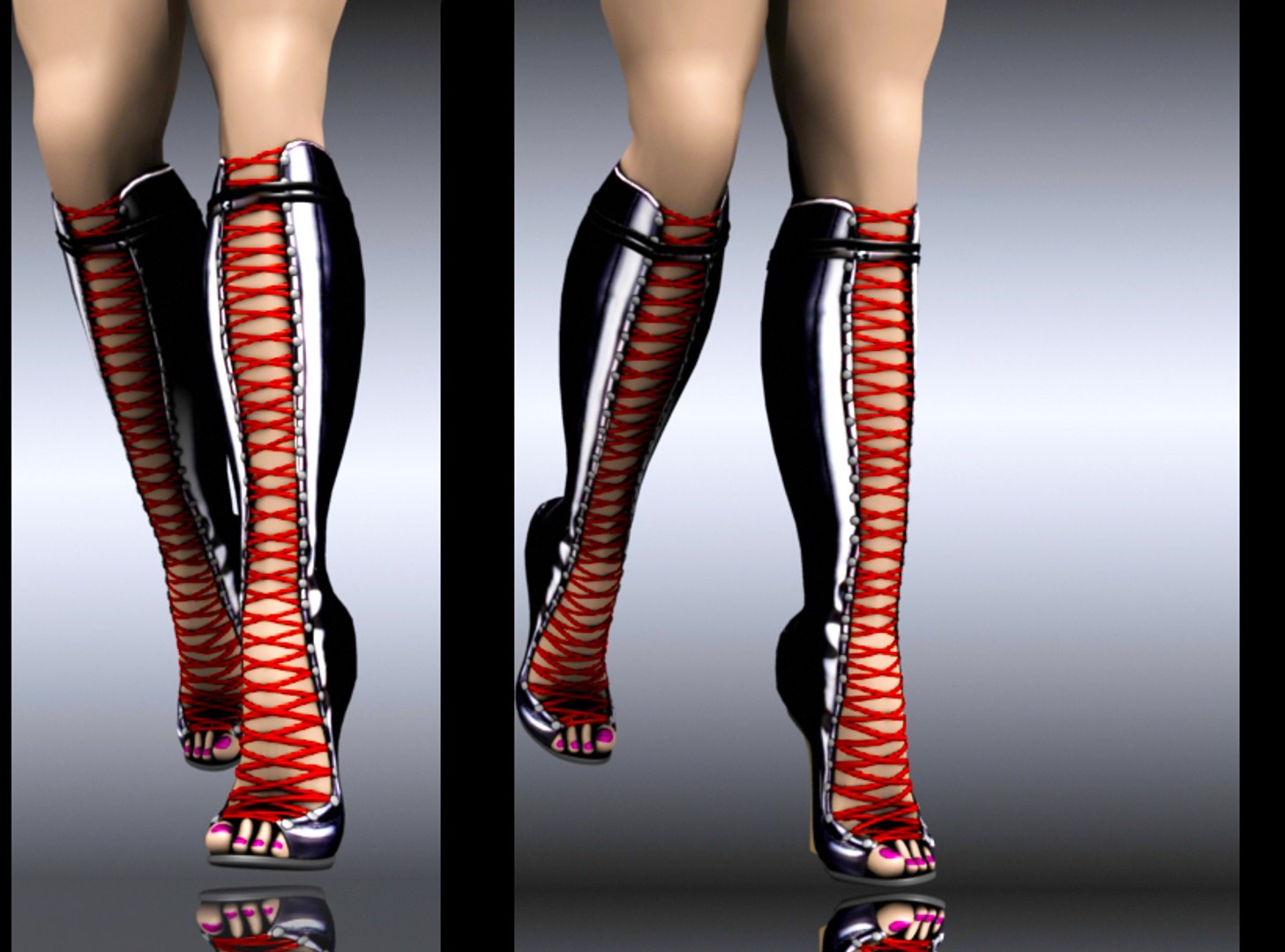 Boot Strap 3d Model