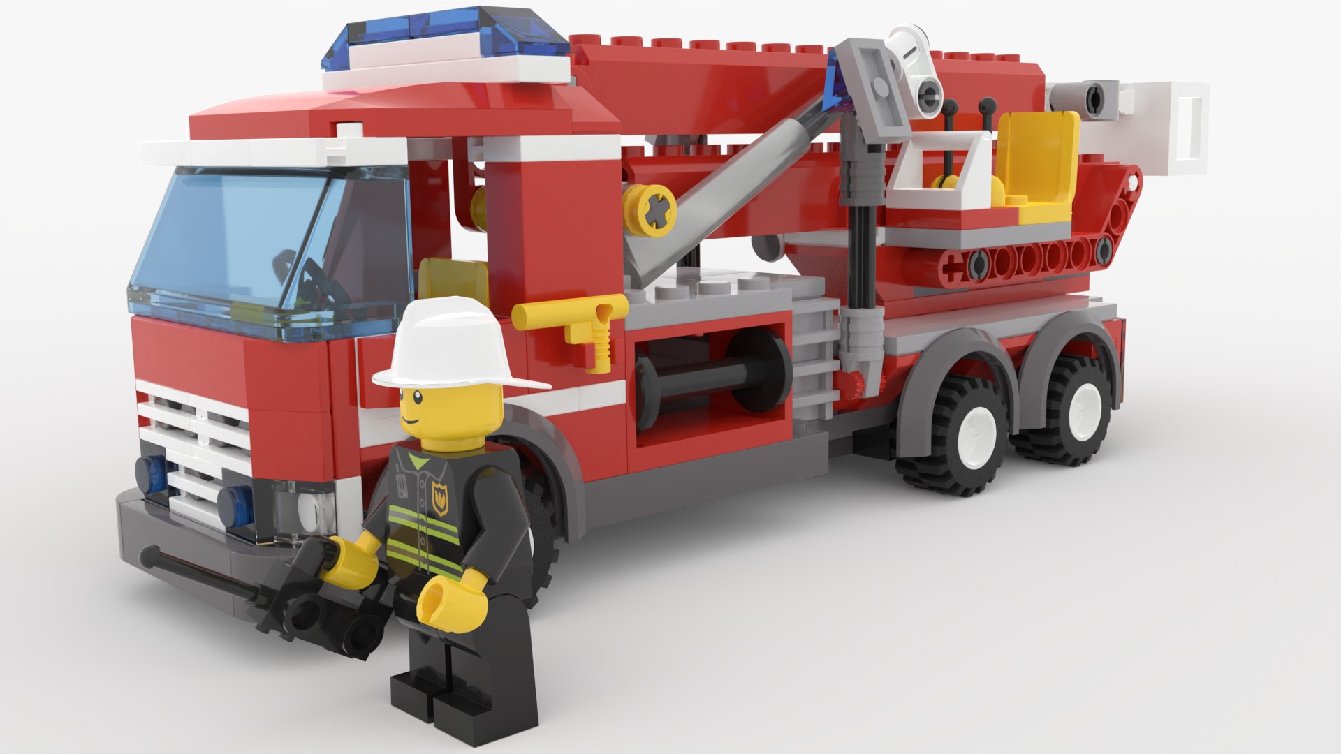 3D Lego Firefighting Vehicles - TurboSquid 2064521