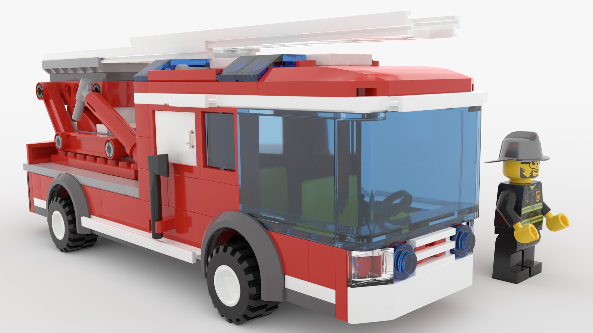 3D Lego Firefighting Vehicles - TurboSquid 2064521