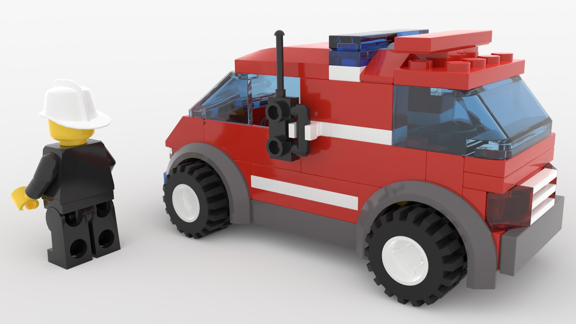 3D Lego Firefighting Vehicles - TurboSquid 2064521