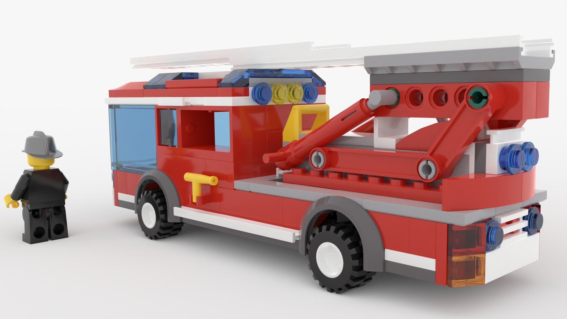 3D Lego Firefighting Vehicles - TurboSquid 2064521