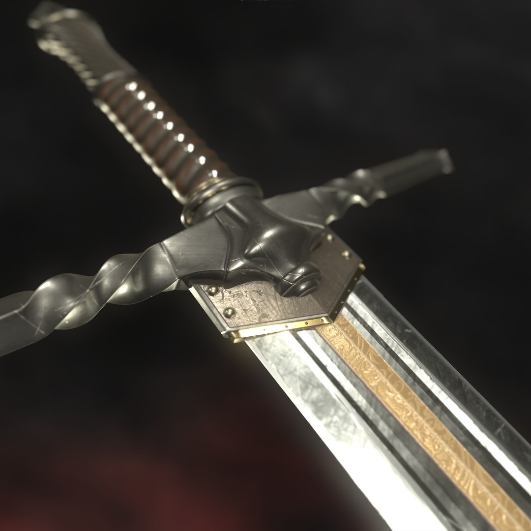 Royal Sword - Witcher Inspired 3D Model - TurboSquid 2115119