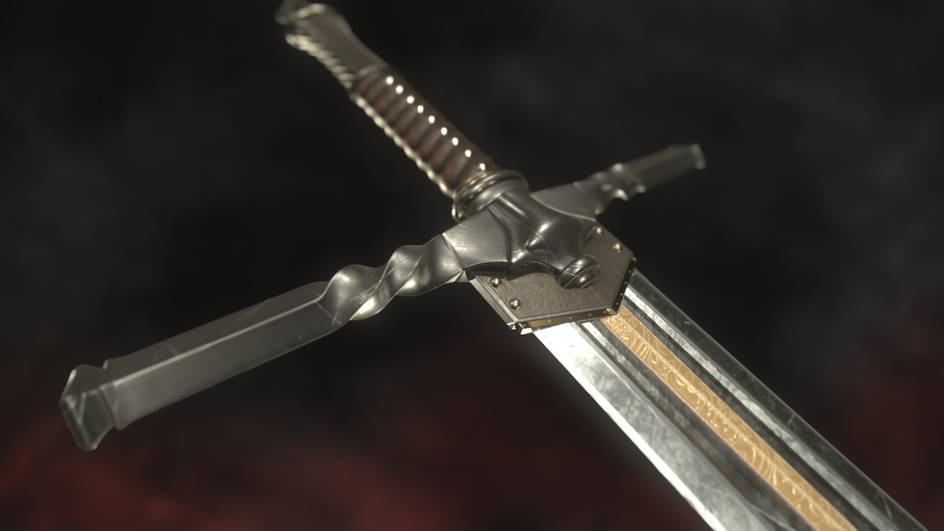 Royal Sword - Witcher Inspired 3D Model - TurboSquid 2115119
