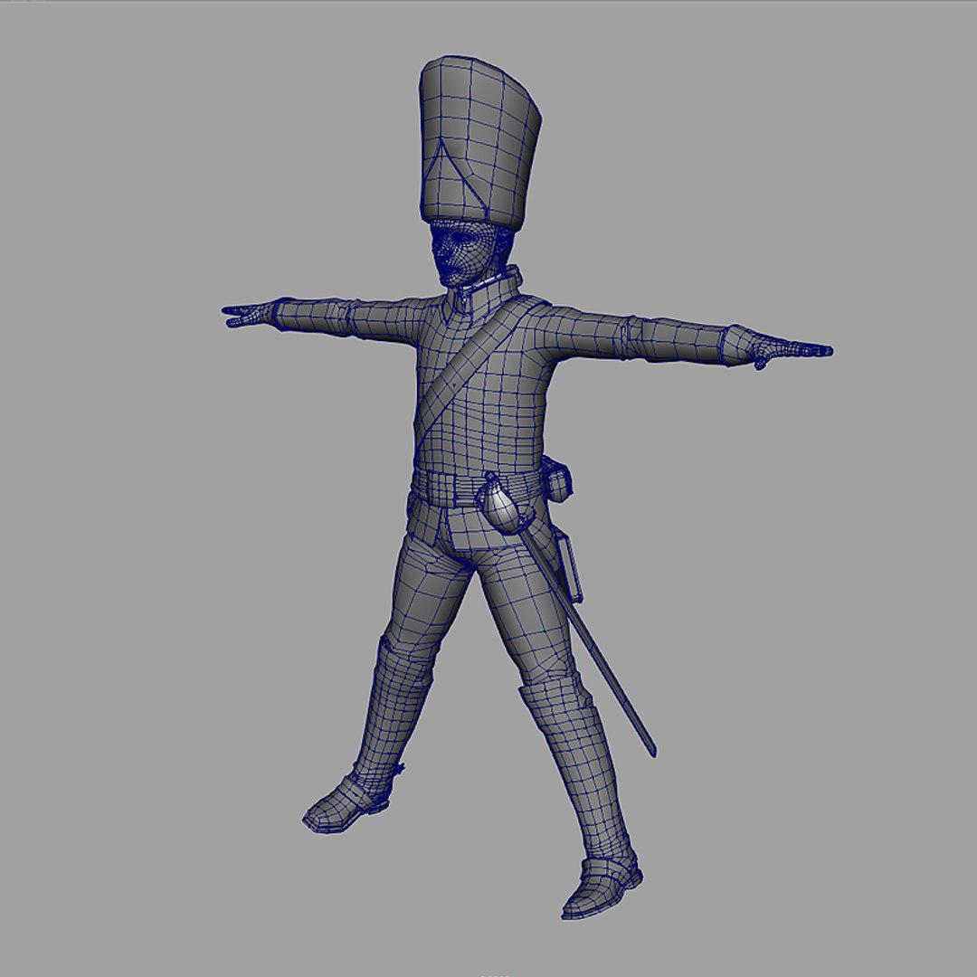 Cavalryman Cavalry 3d Obj