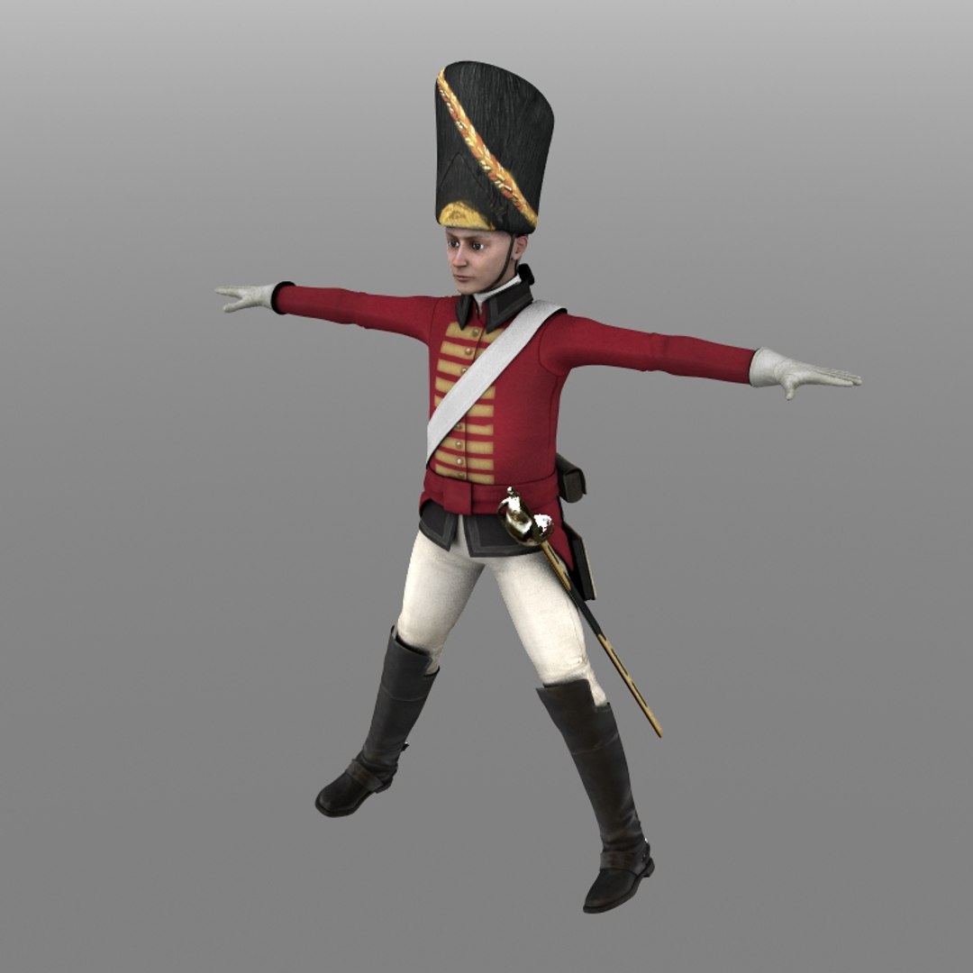 Cavalryman Cavalry 3d Obj