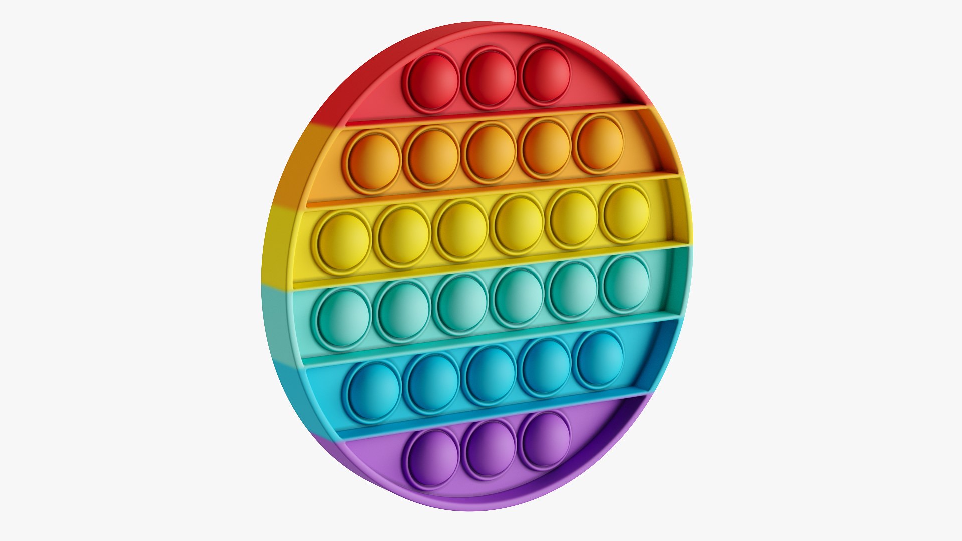 Popit Circle 3D Model - TurboSquid 1792598