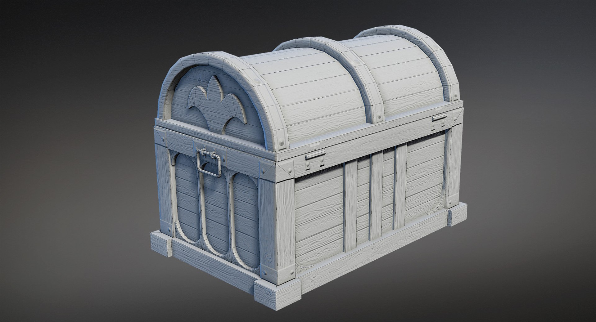 Low-poly Chest Box 3D Model - TurboSquid 1269572