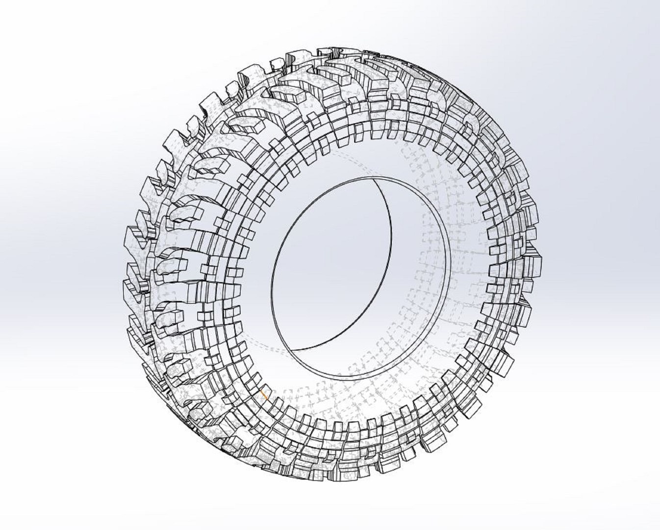 3D Diecast Offroad Tire 91 Scale 1 To 25 Model - TurboSquid 2118081