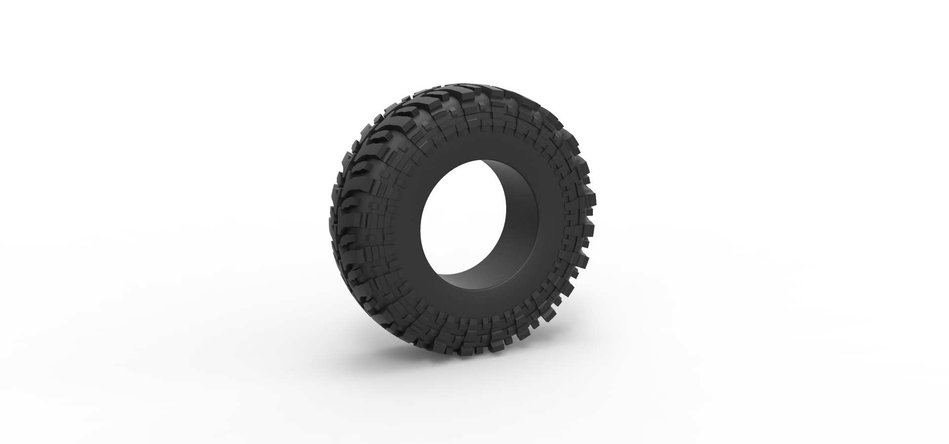 3D Diecast Offroad Tire 91 Scale 1 To 25 Model - TurboSquid 2118081