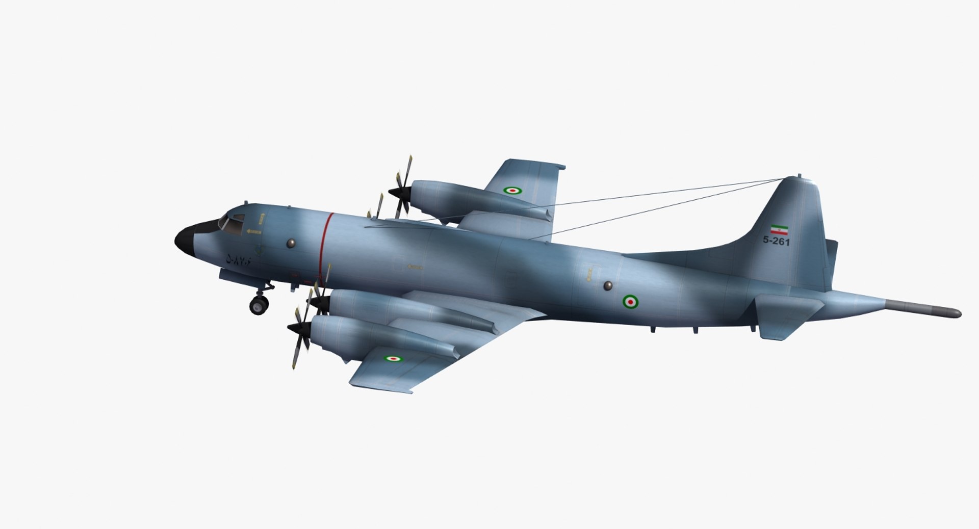 P3 Orion Aircraft Iranian 3D Model - TurboSquid 1521400
