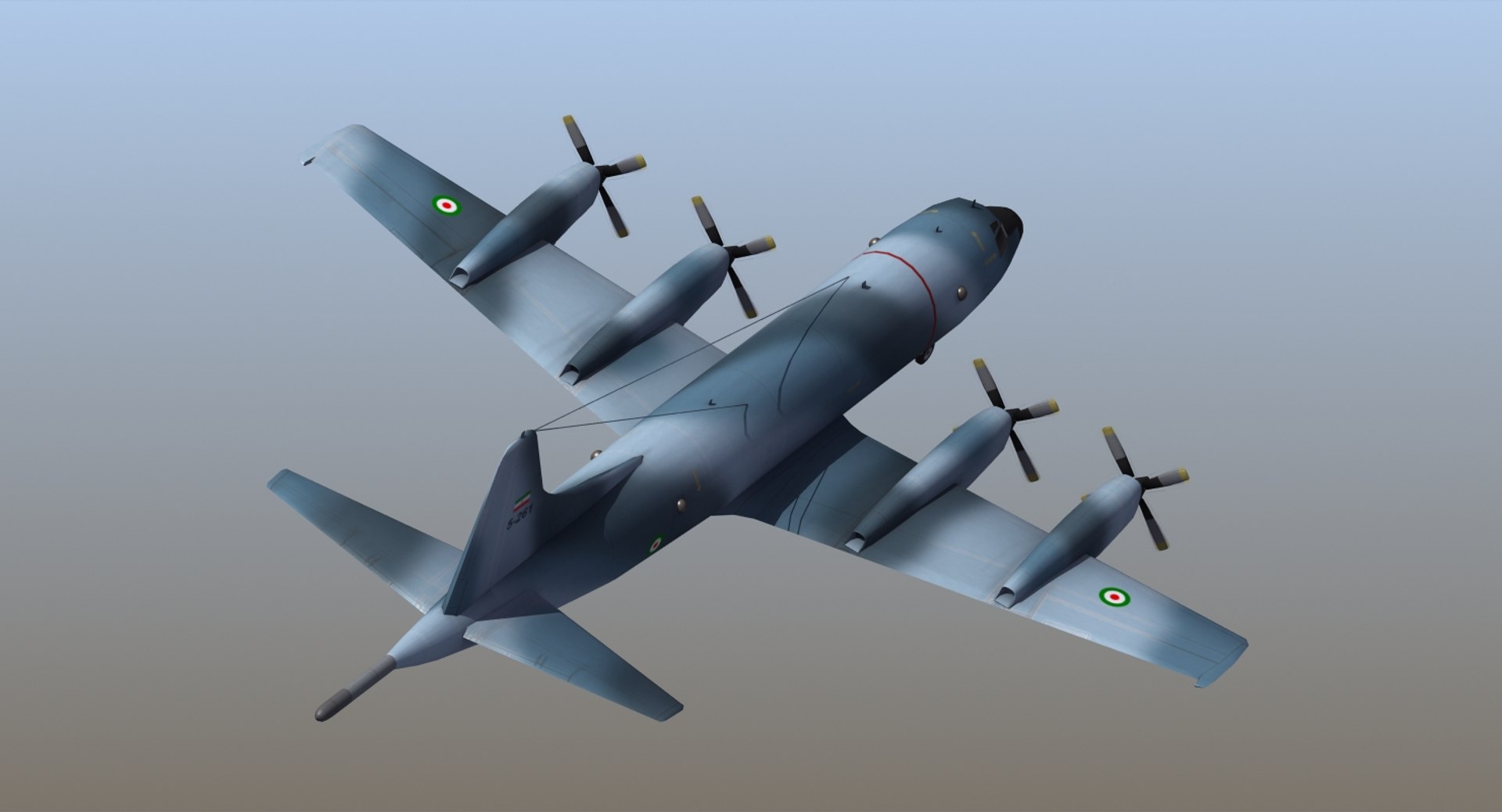 P3 Orion Aircraft Iranian 3D Model - TurboSquid 1521400