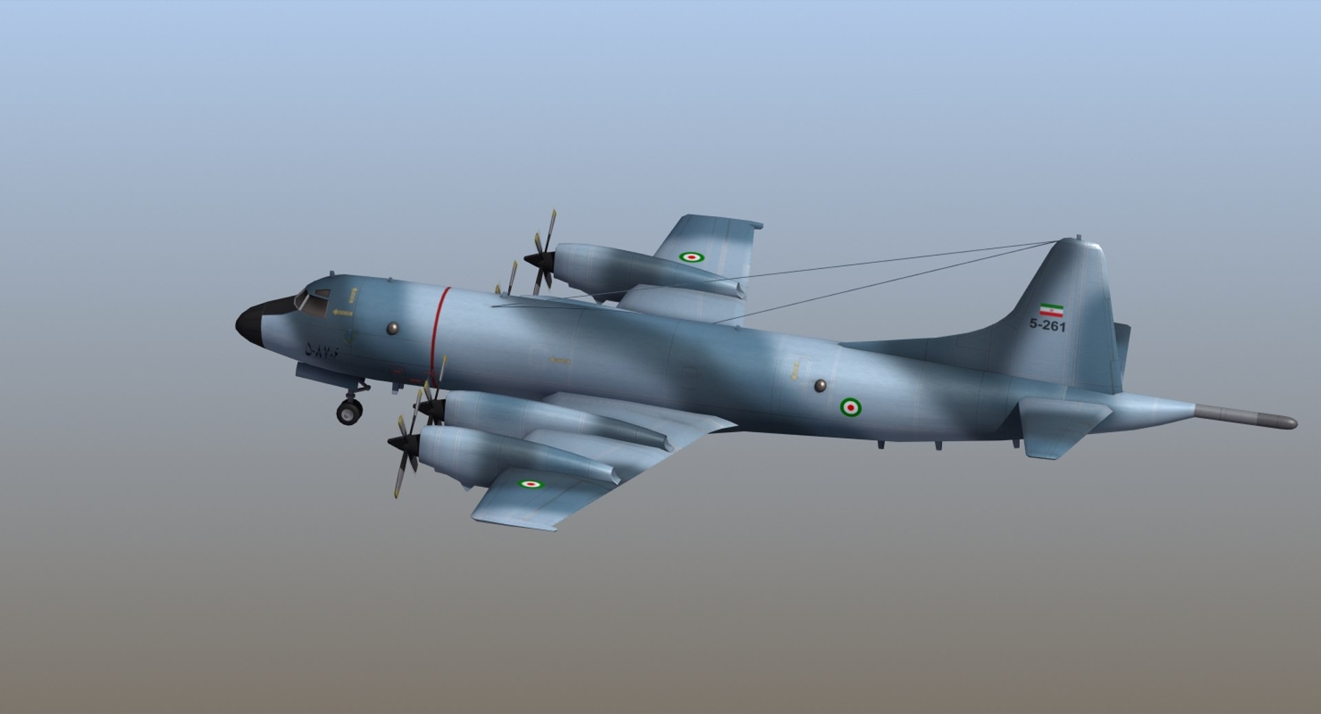 P3 Orion Aircraft Iranian 3D Model - TurboSquid 1521400