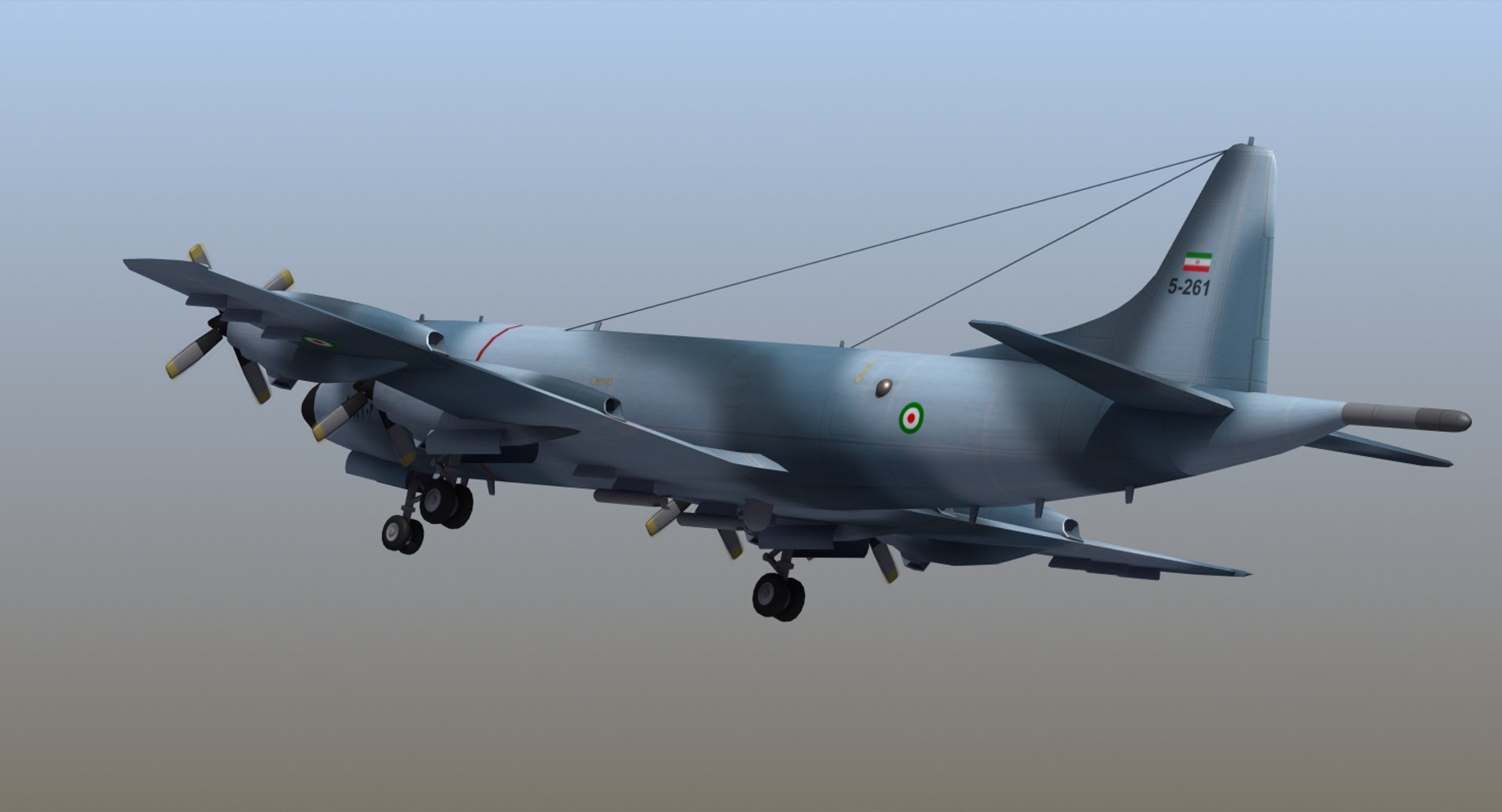 P3 Orion Aircraft Iranian 3D Model - TurboSquid 1521400