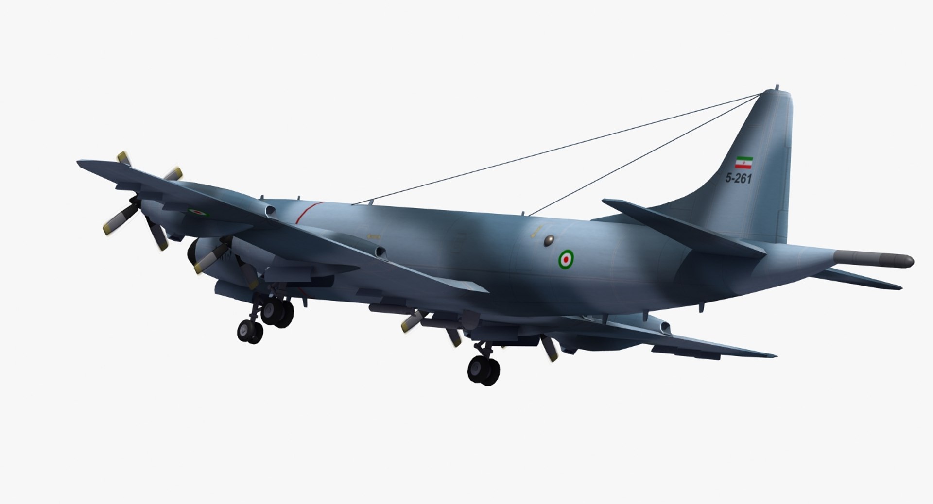 P3 Orion Aircraft Iranian 3D Model - TurboSquid 1521400