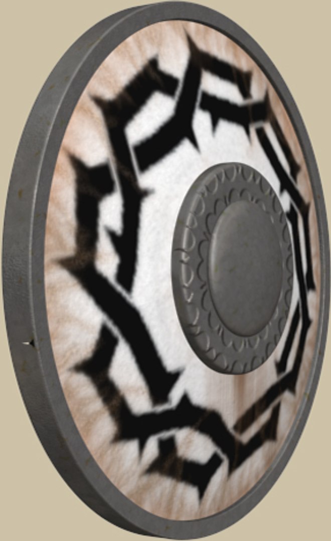 Mace Shield 3d Model