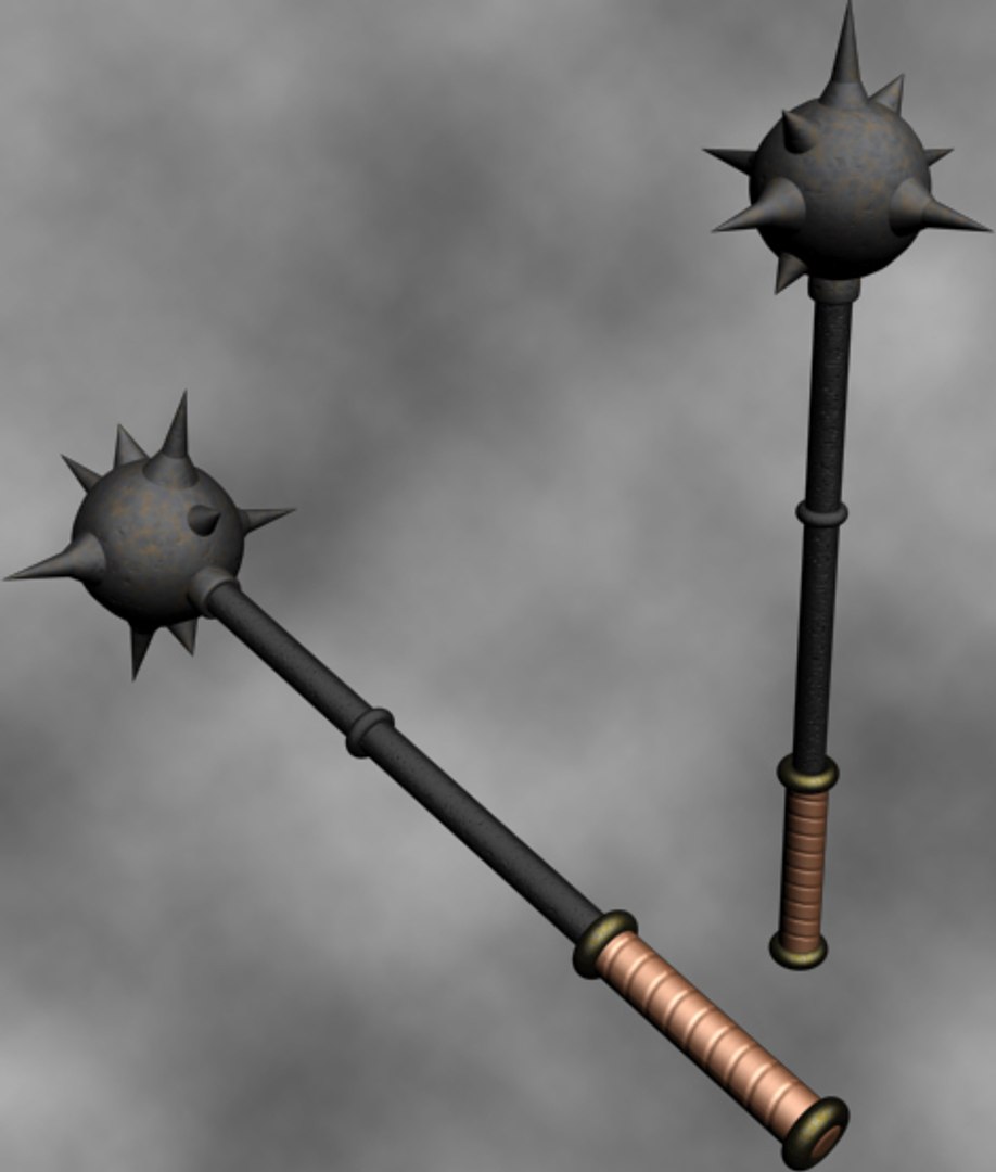 Mace Shield 3d Model