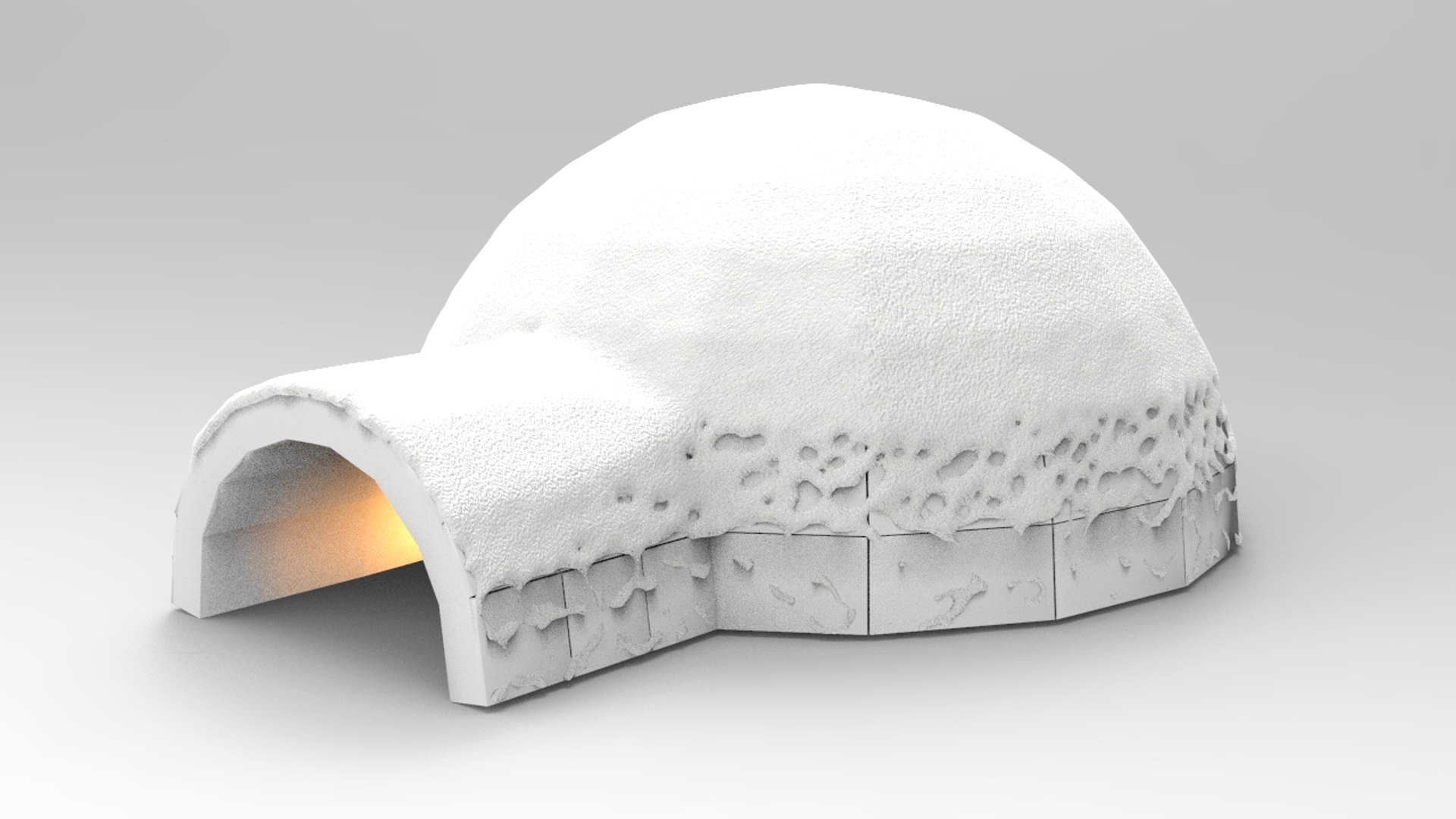 3D Model Iglo House - TurboSquid 1650403