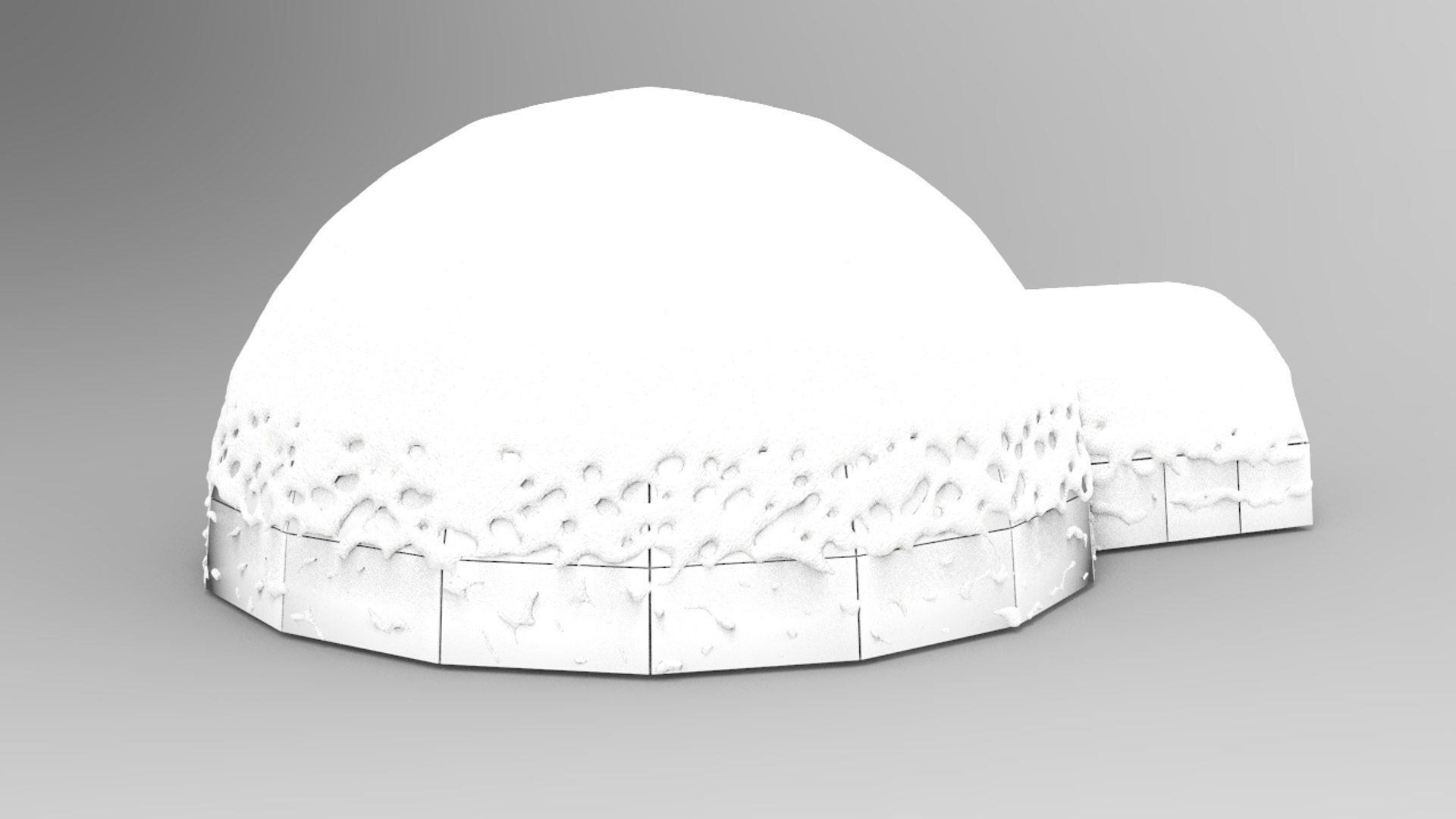 3D Model Iglo House - TurboSquid 1650403