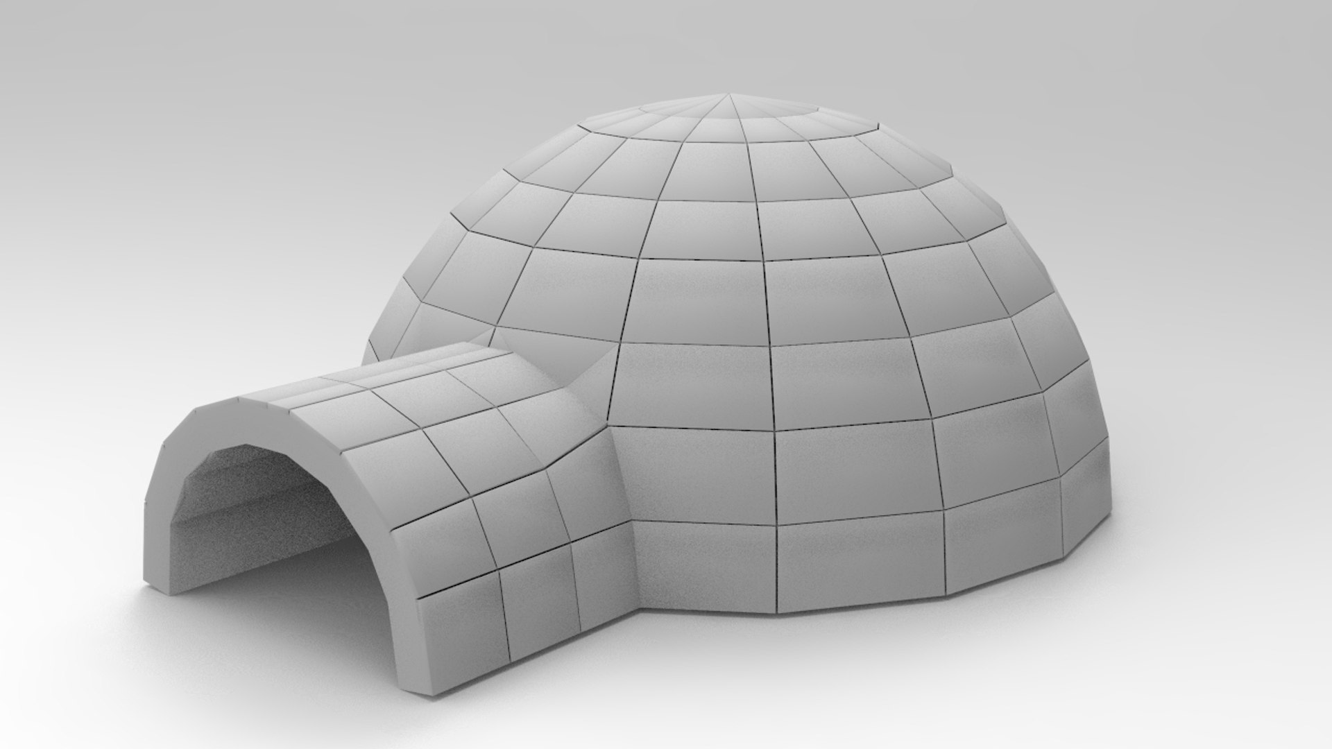 3D Model Iglo House - TurboSquid 1650403