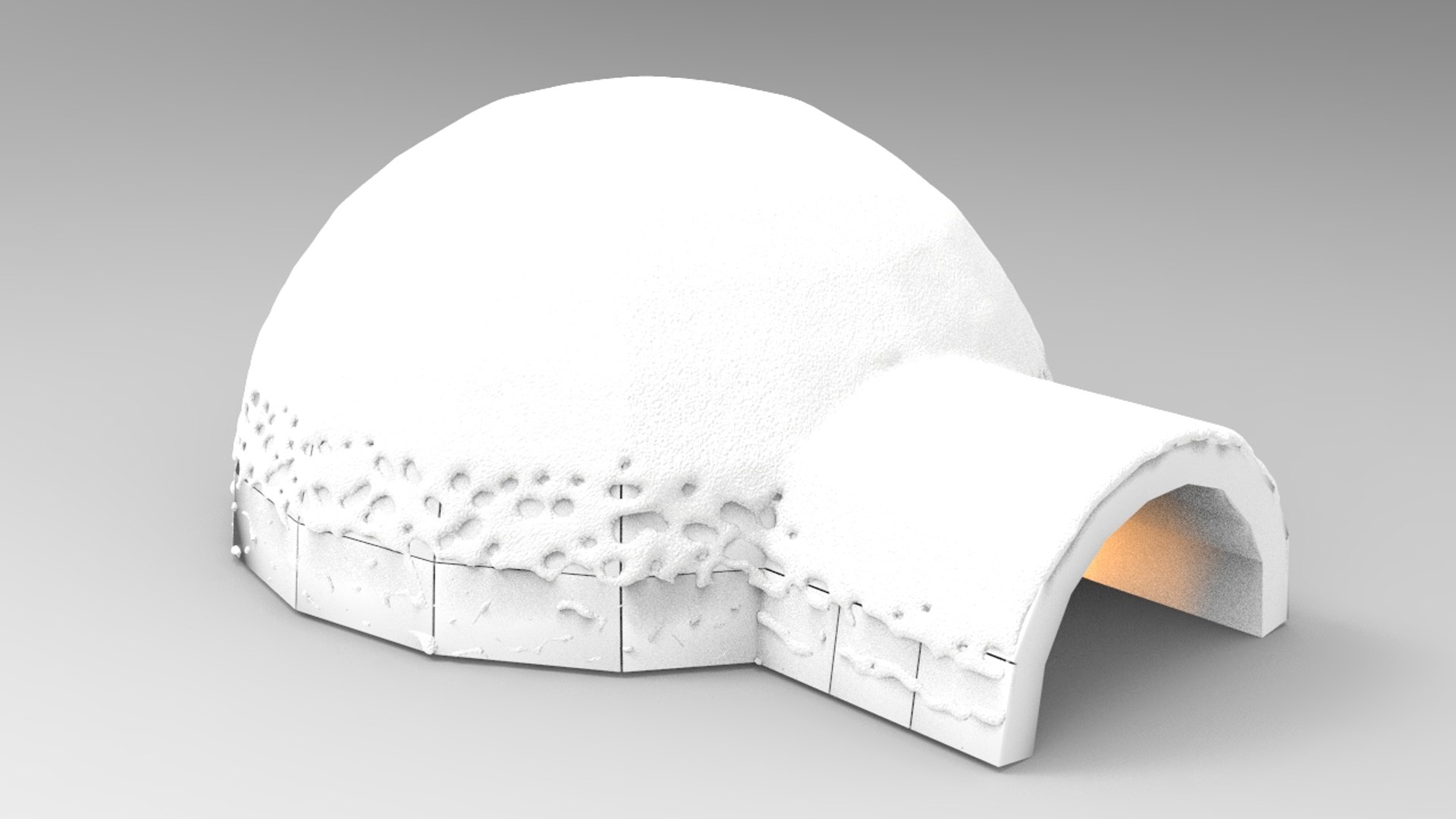 3D Model Iglo House - TurboSquid 1650403