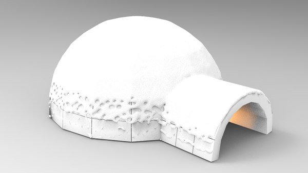 Igloo building 3D model - TurboSquid 1245647