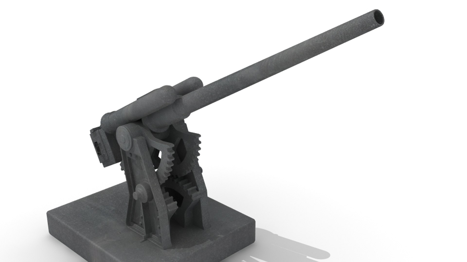 120mm Wwii 3d Model