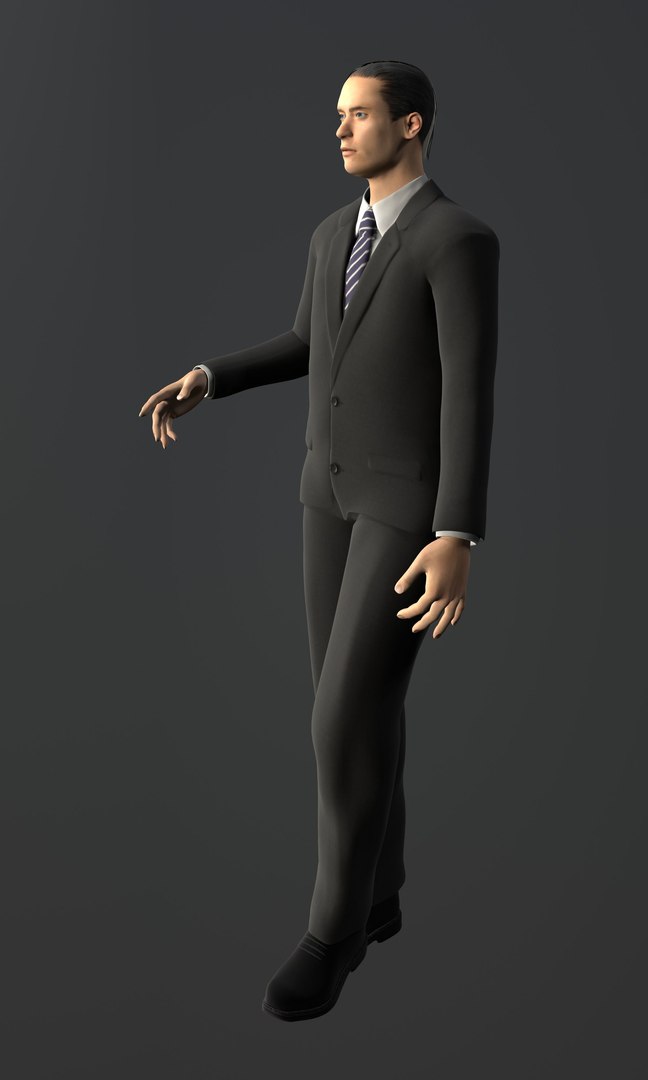 Business Man 23-01 3D - TurboSquid 2078522