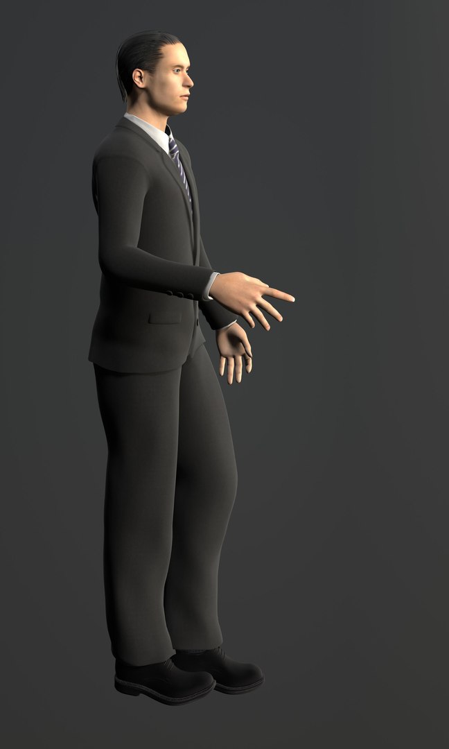 Business Man 23-01 3D - TurboSquid 2078522
