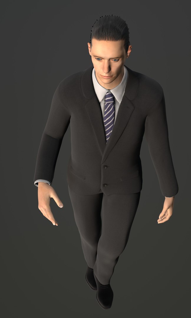 Business Man 23-01 3D - TurboSquid 2078522