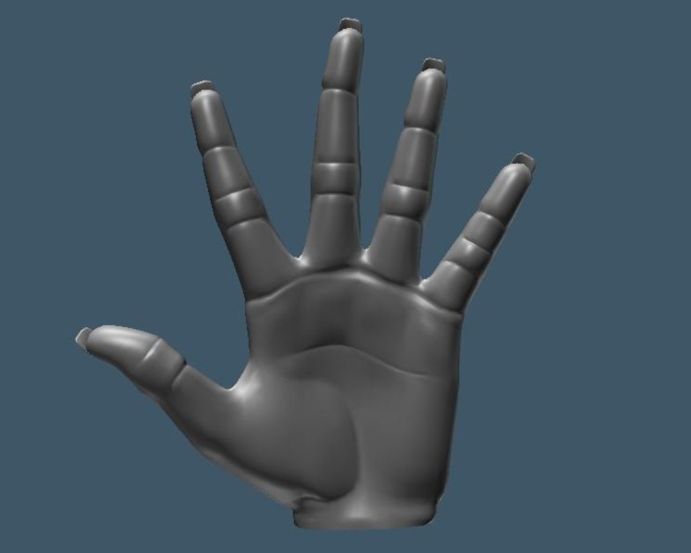 3d Single Mesh Control Model