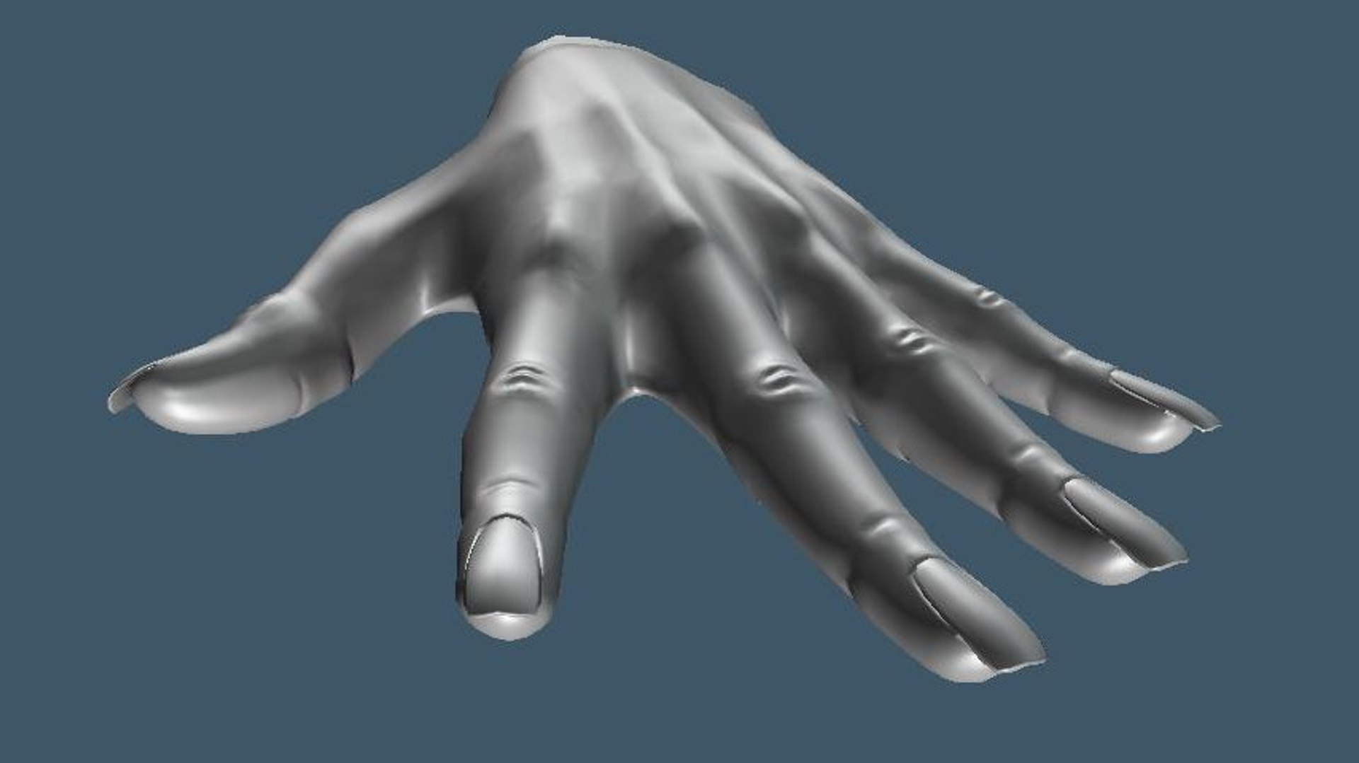 3d Single Mesh Control Model