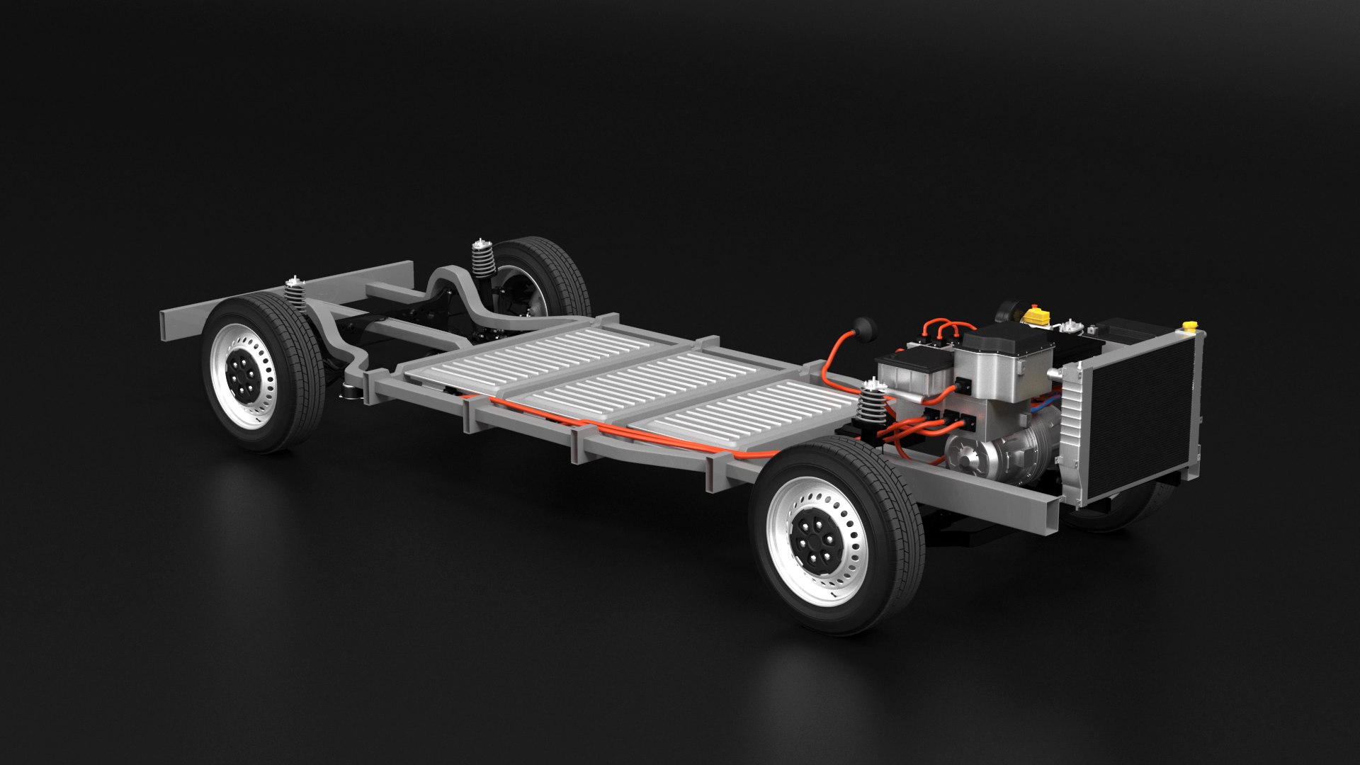 Chassis Van Electric 3D - TurboSquid 1695014