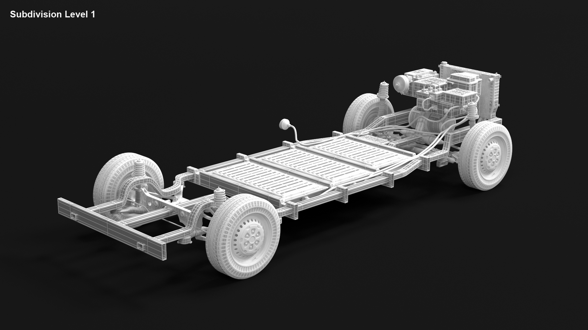 Chassis van electric 3D - TurboSquid 1695014