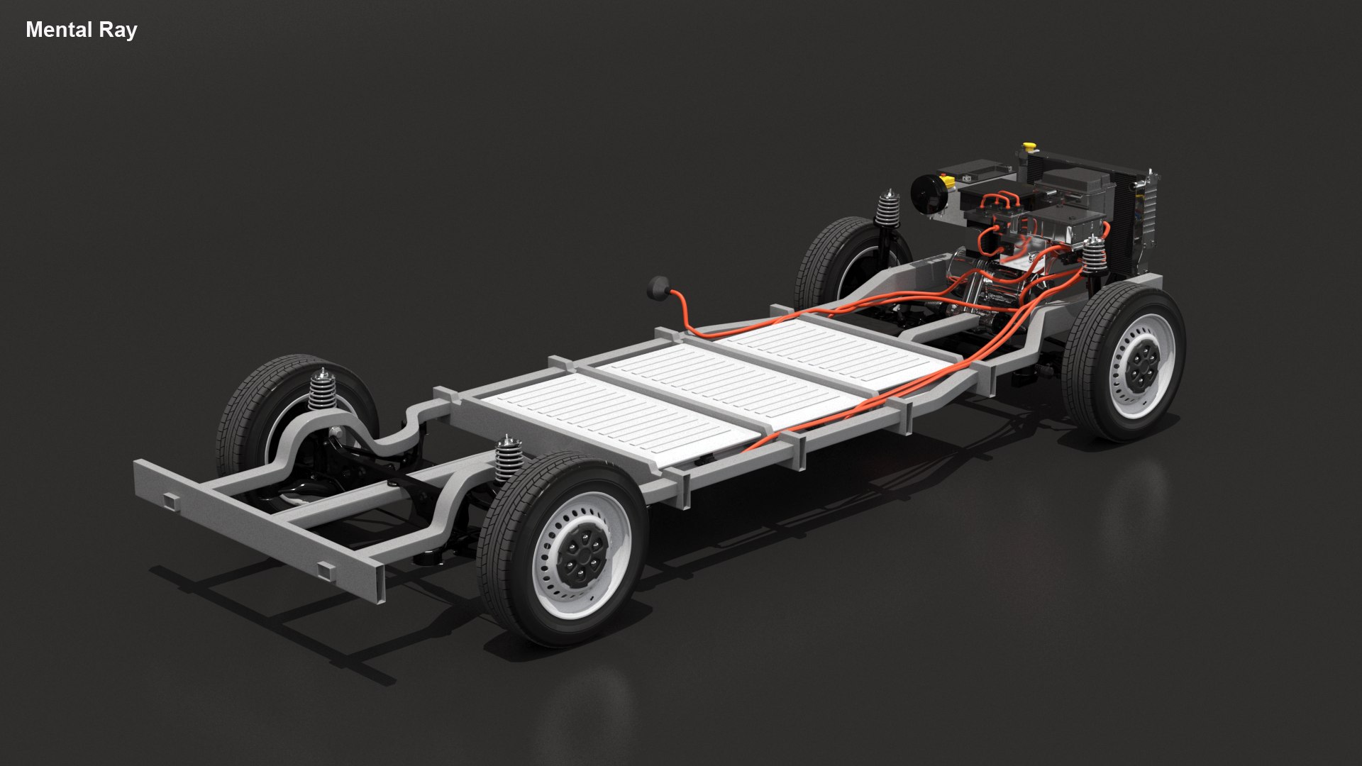 Chassis Van Electric 3D - TurboSquid 1695014