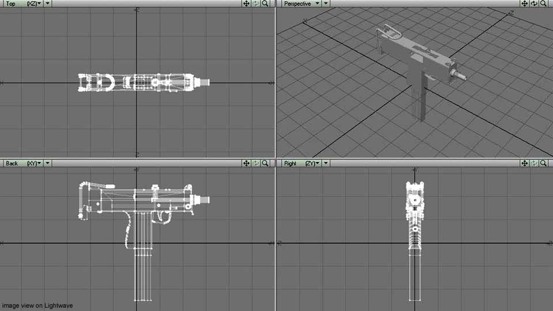 Submachine M-11 3D Model - TurboSquid 1441262