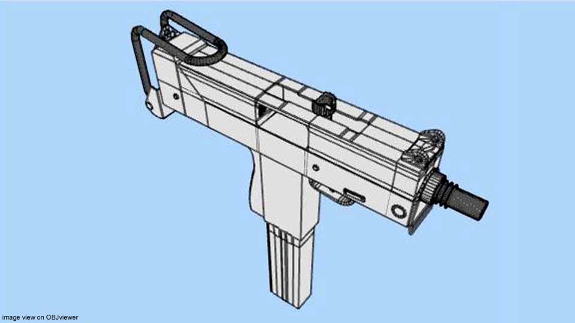 Submachine M-11 3D Model - TurboSquid 1441262
