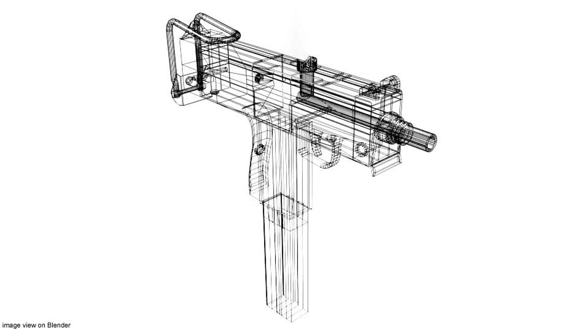 Submachine M-11 3D Model - TurboSquid 1441262