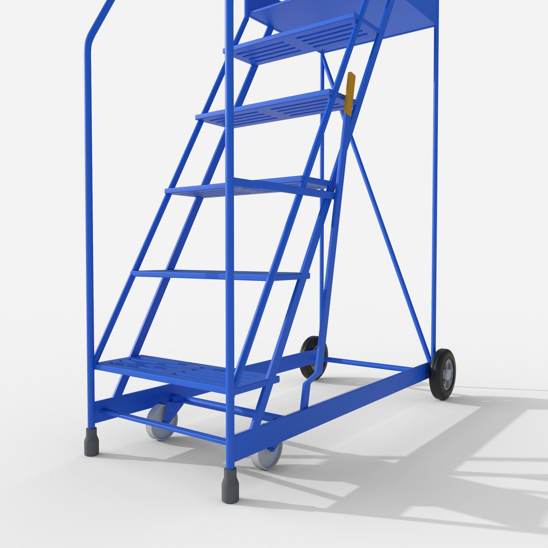 3D Model Industrial Stairs Steps Collection - TurboSquid 2402115