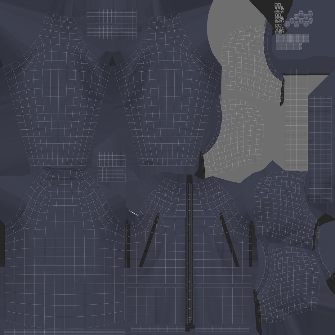 3D Model Hardshell Jacket B - TurboSquid 2212373