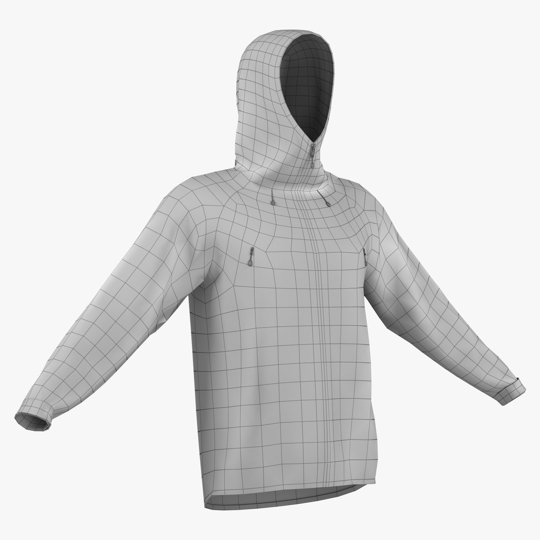 3D Model Hardshell Jacket B - TurboSquid 2212373