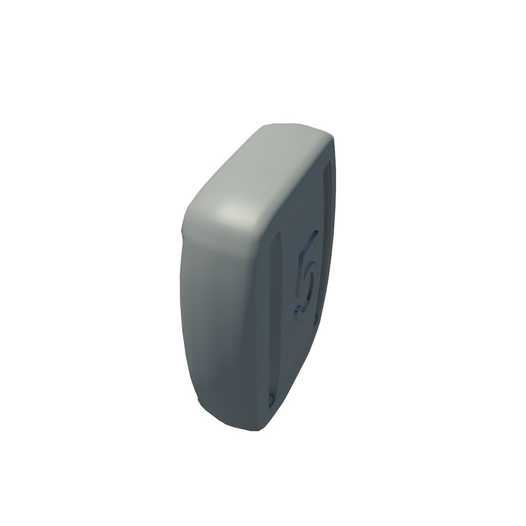 3d model of lead weight scuba