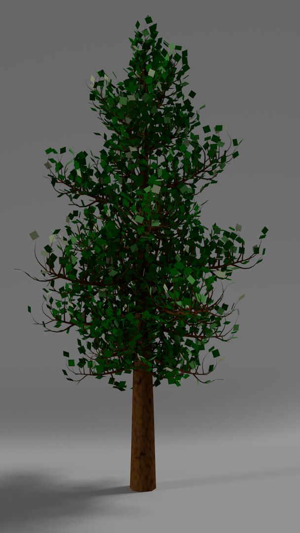 Package Trees Leaves 3D Model - TurboSquid 1348386