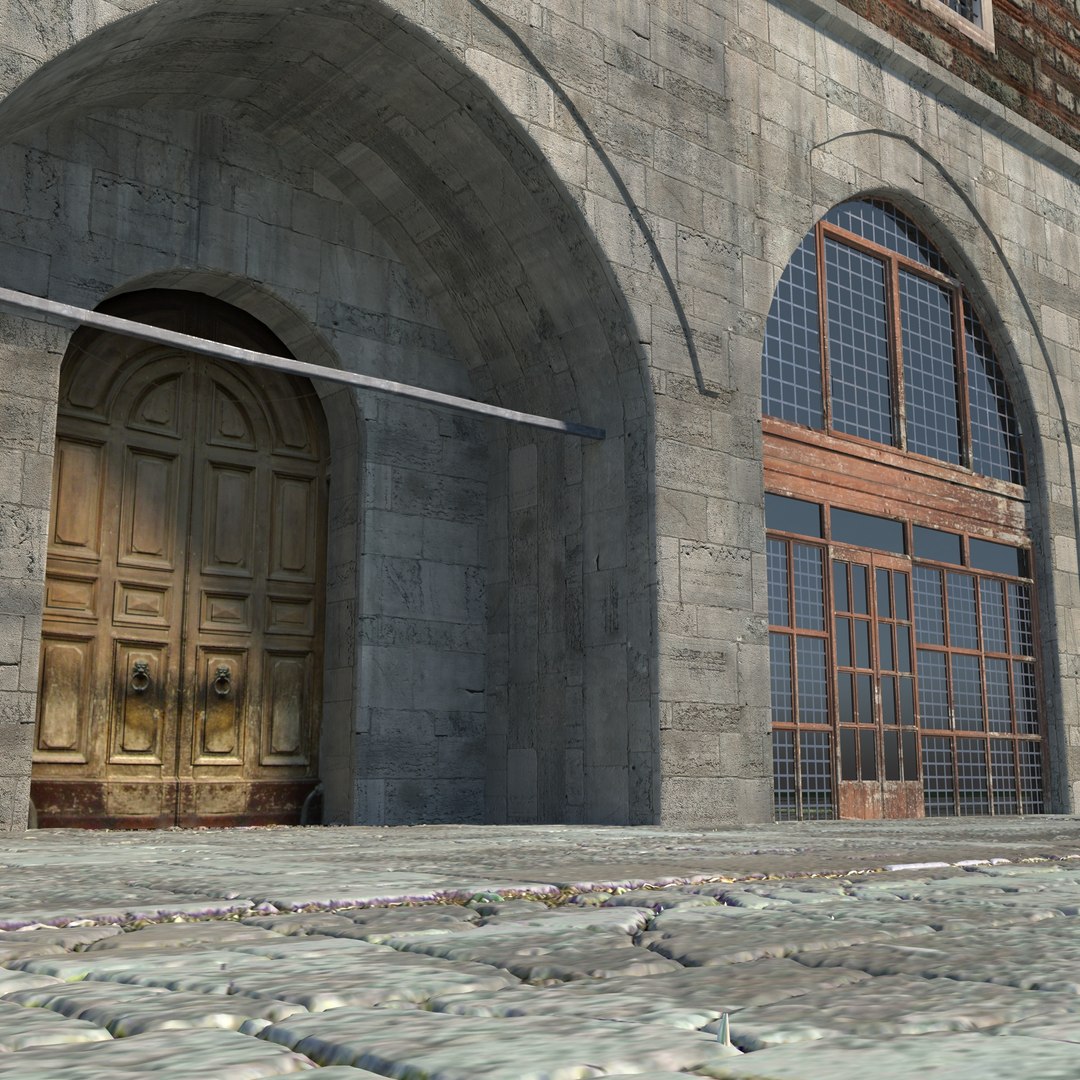 3D Old Bazaar Model - TurboSquid 1386978